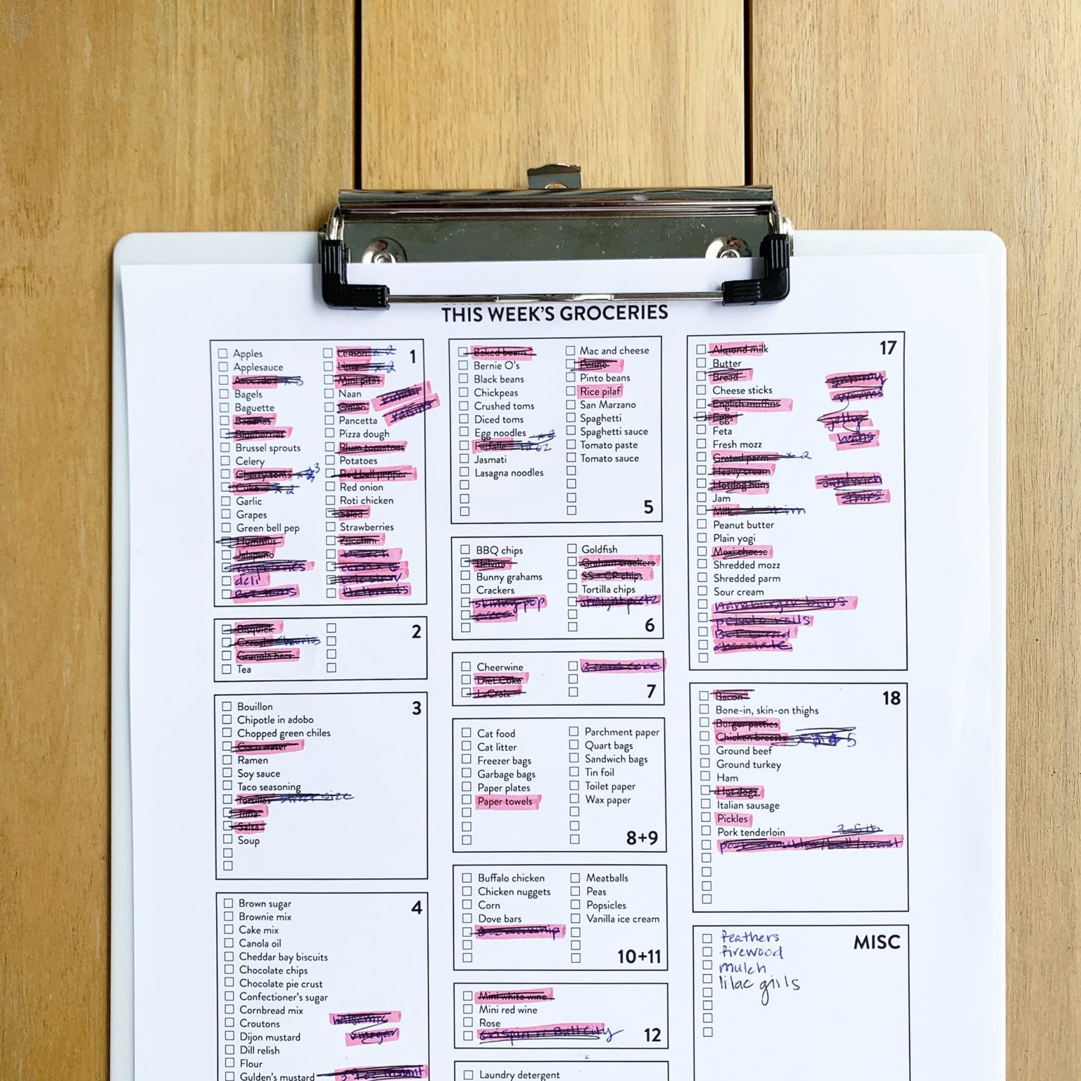How I meal plan - Em for Marvelous